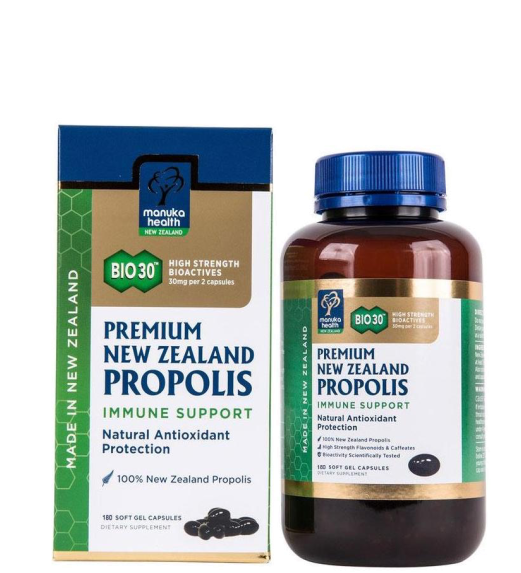 BIO30 Propolis 180 Capsules | Manuka Health | Honeys of New Zealand